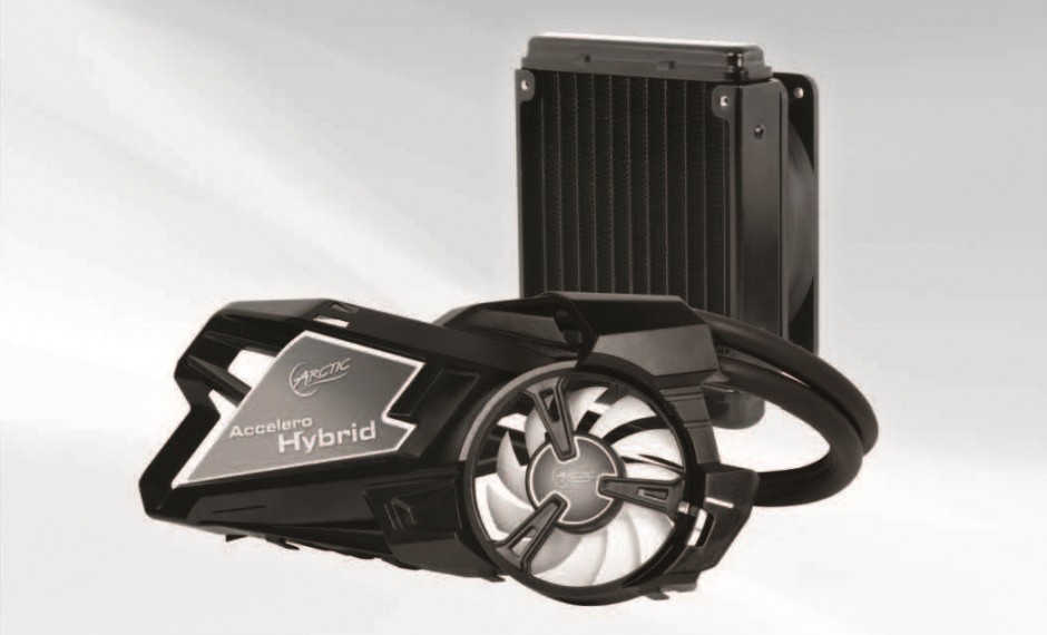 ARCTIC Accelero Hybrid GPU Water Cooler Review | Custom PC Review
