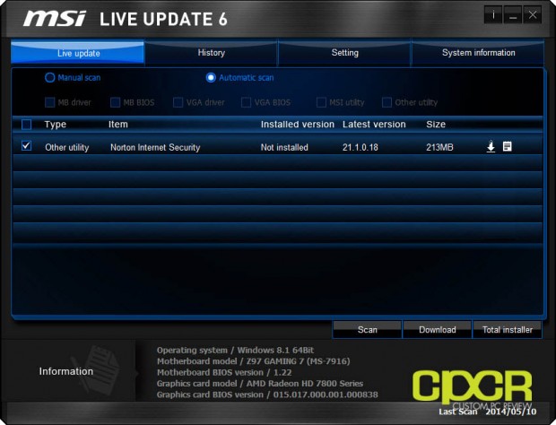 Cant update msi z97 gaming 7 bios - naafe